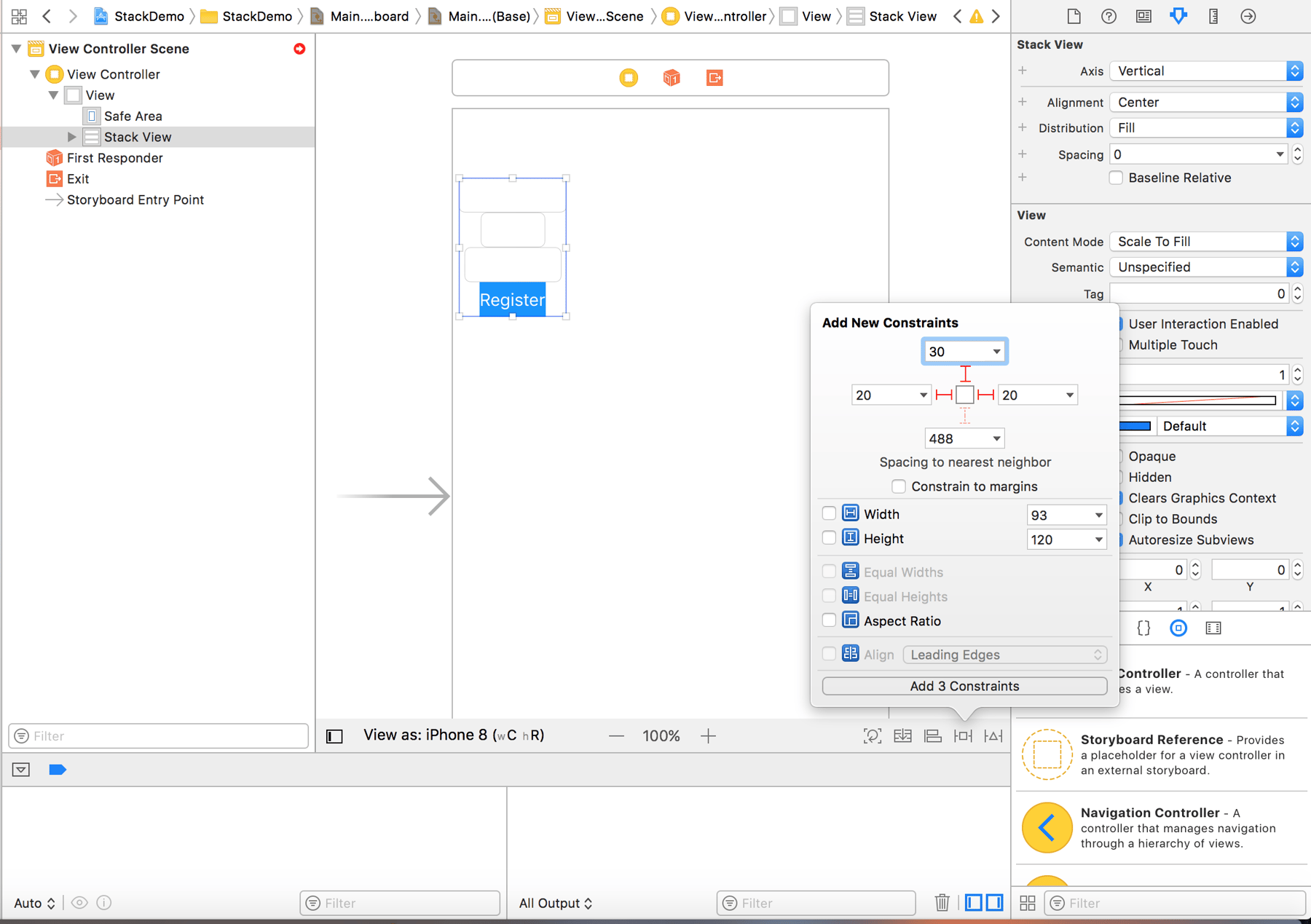 Stack Views In Ios